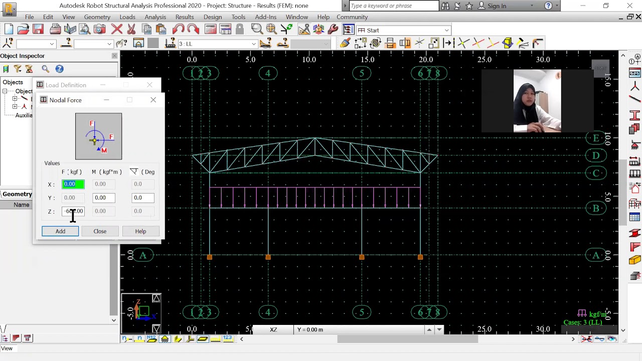 Robot Structural Analysis 2020 (MEMBUAT STRUKTUR GABUNGAN 2D RUMAH ...