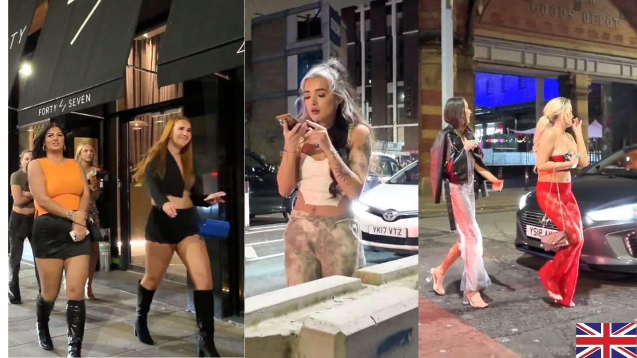Manchester City Uk Nightlife Walk 2024 Youtube