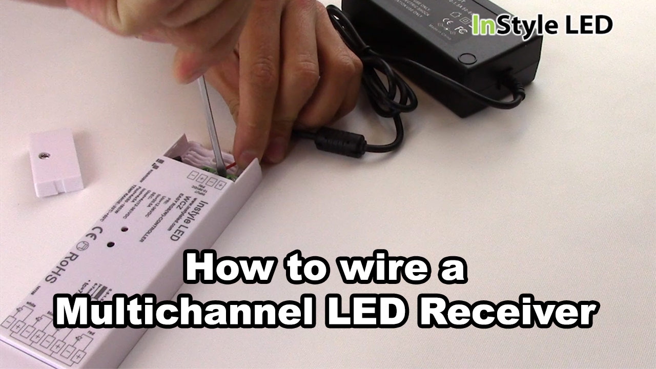 How to set up a Multichannel LED Receiver - YouTube
