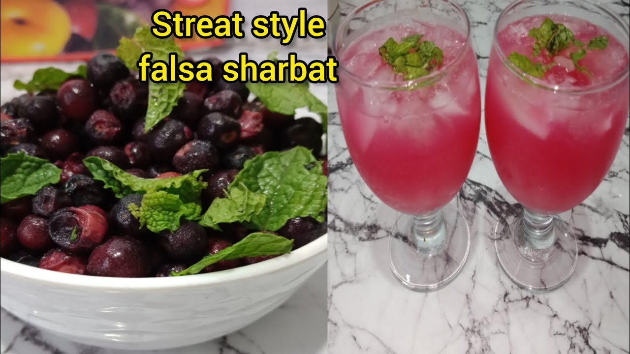 street style falsa ka sharbat|falsa sharbat by cooking time with shuja ...
