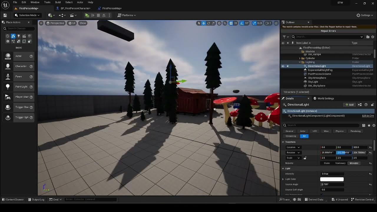 Unreal Engine 5.2.1 - Game Dev 018 - Moveable blocks, Picking up Objects and maybe more... - YouTube