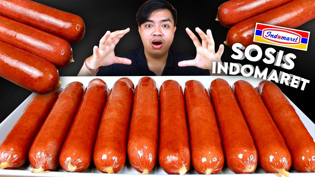 KEJUNYA MUNCRAT 🔥 MUKBANG SOSIS KEJU VIRAL INDOMARET SUPER JUMBO - YouTube