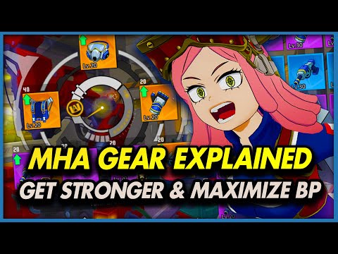 MHA Gear Guide! How to Get and Level Your Gear to MAXIMIZE BP! - [MHA ...