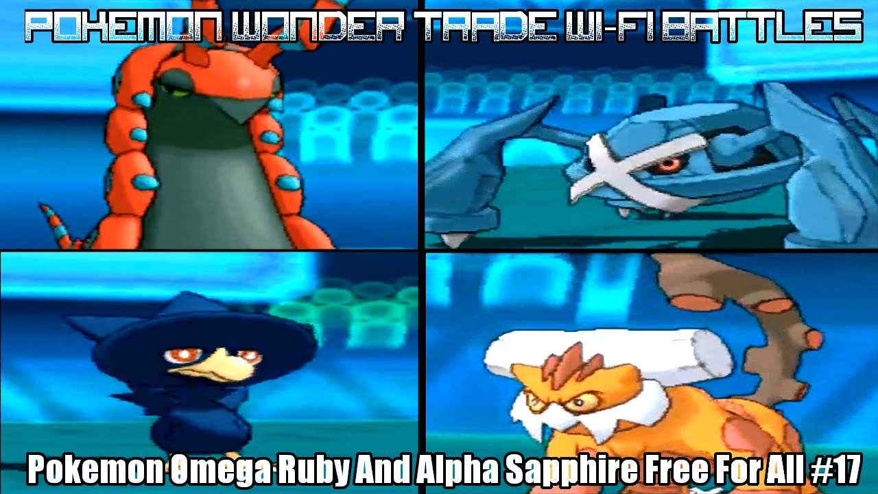 Pokemon Omega Ruby And Alpha Sapphire Wonder Trade Wi-Fi Battles #17 ...