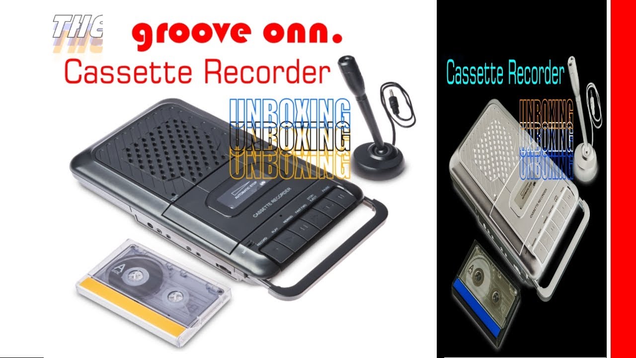 ''Unboxing" Groove ONN. Cassette Recorder - Walmart - YouTube