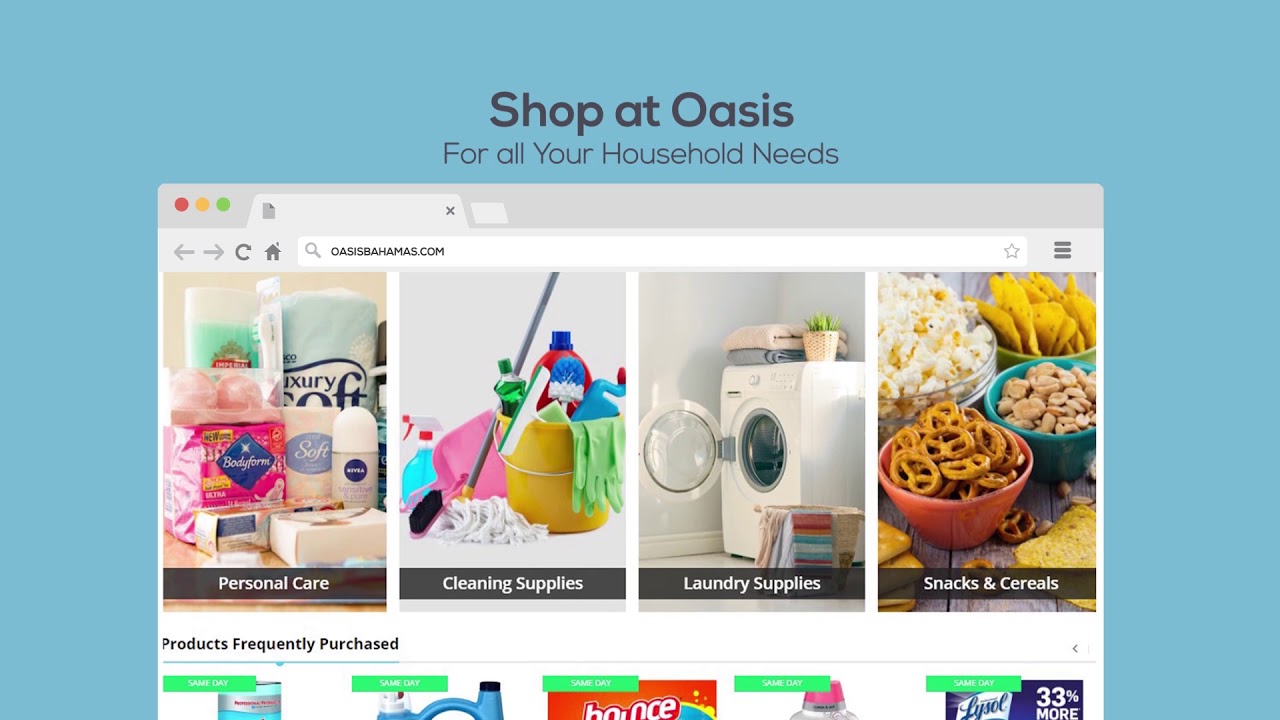 Shop Online with Oasis Shopping Bahamas - YouTube