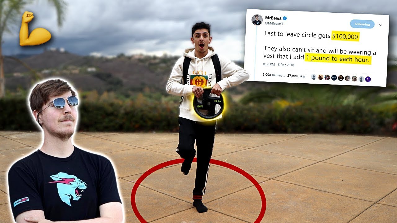 Training for MrBeast CIRCLE CHALLENGE!! - YouTube