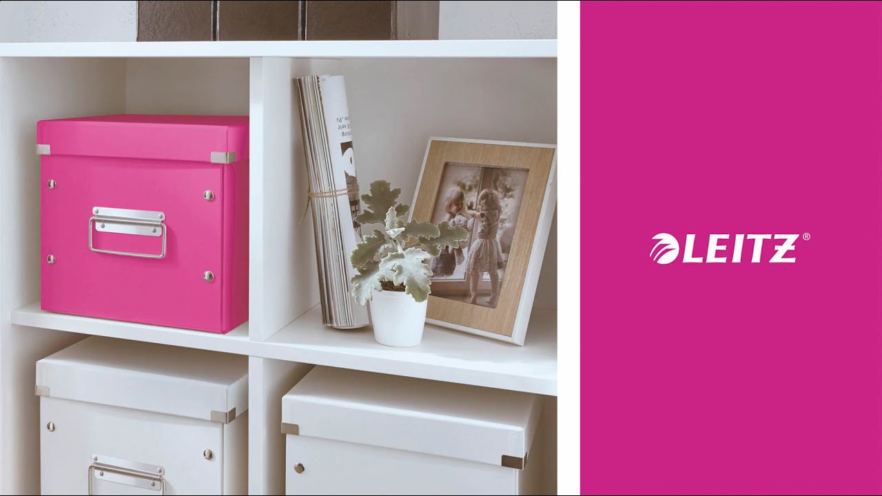 Leitz WOW Click & Store Cube Box - YouTube