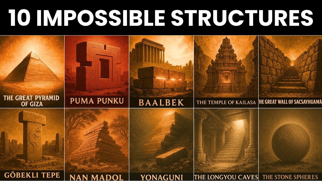 10 Ancient Megastructures Modern Engineers Can’t Recreate - YouTube