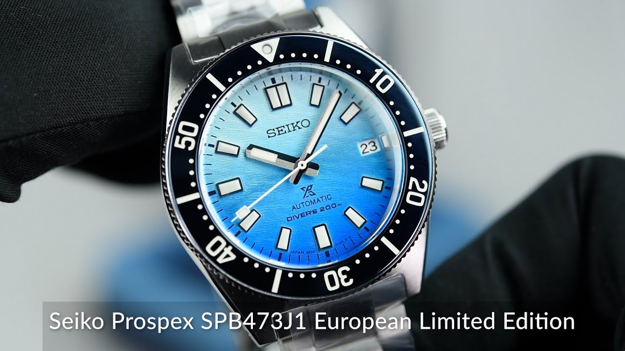Seiko Prospex SPB473J1 European Limited Edition - YouTube