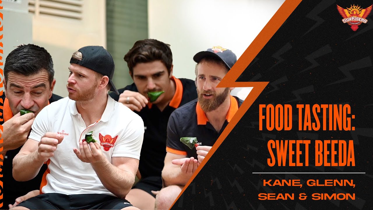 Food Tasting Part 2 Ft. Kane Williamson, Glenn Phillips, Sean Abbott ...