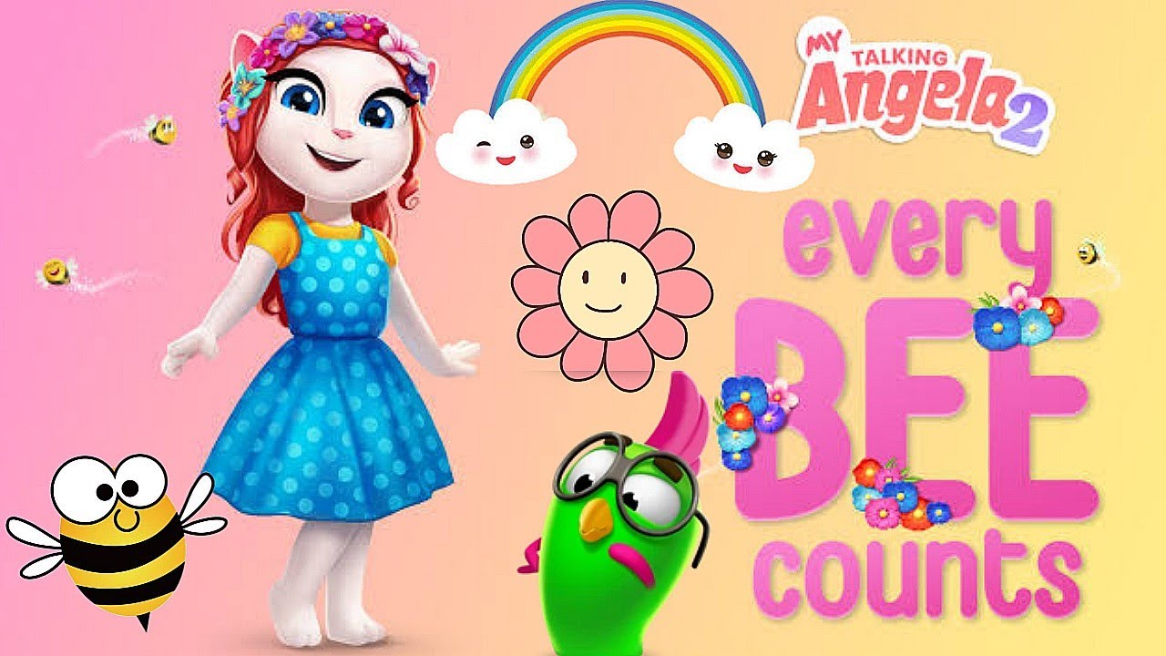 My Talking Angela 2 Every Bee Counts event Gameplay Android ios - YouTube