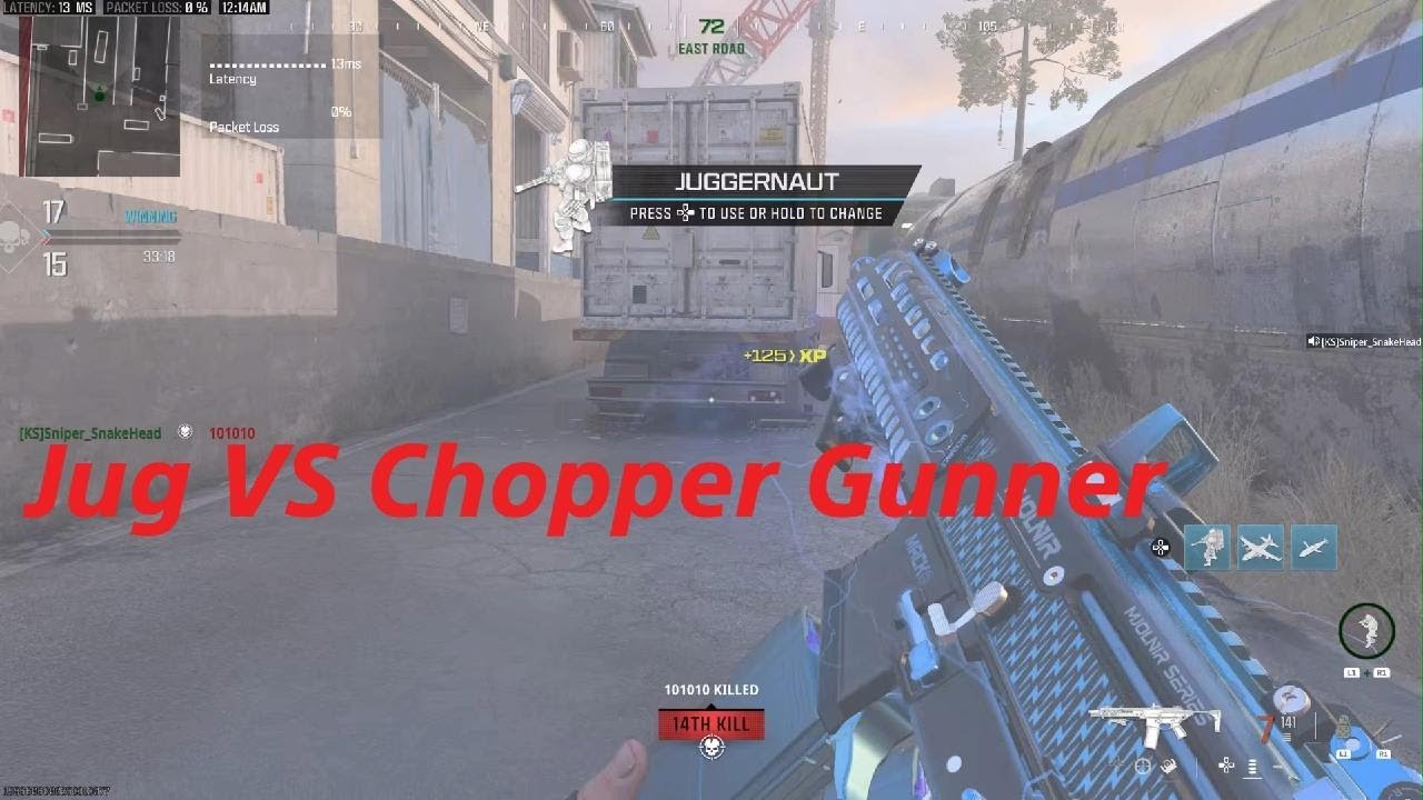 Call of Duty_Juggernaut VS. Chopper Gunner - YouTube