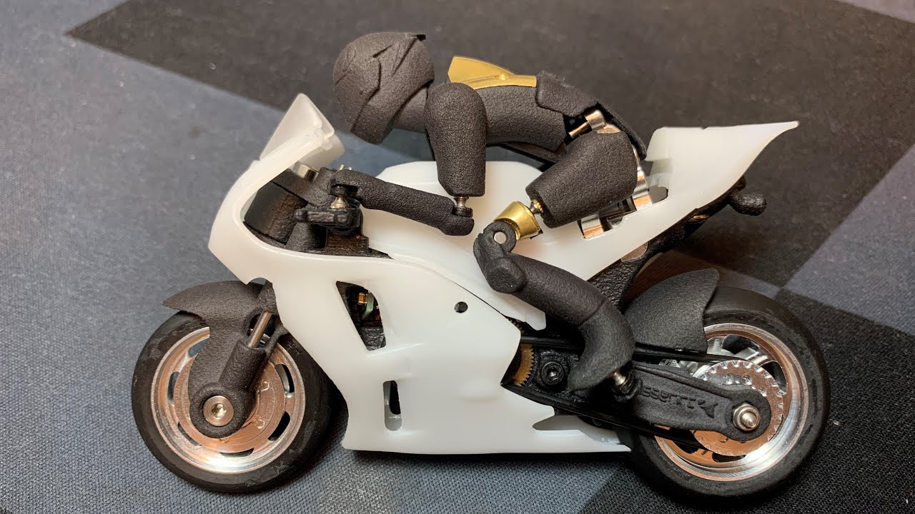 ラジコンバイク "Passeri RC Quantum GP-15" 1/18 RC BIKE Assembly - YouTube