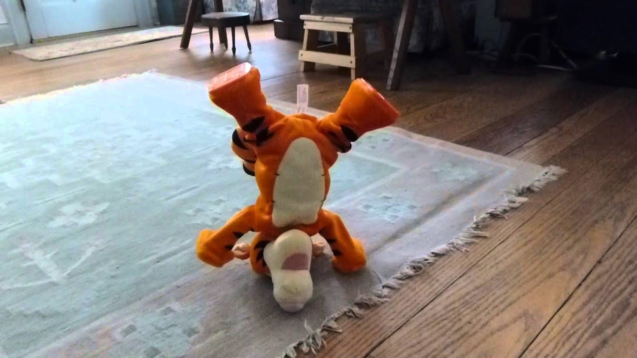 Molly, Mitch and Cartwheel Tigger - YouTube