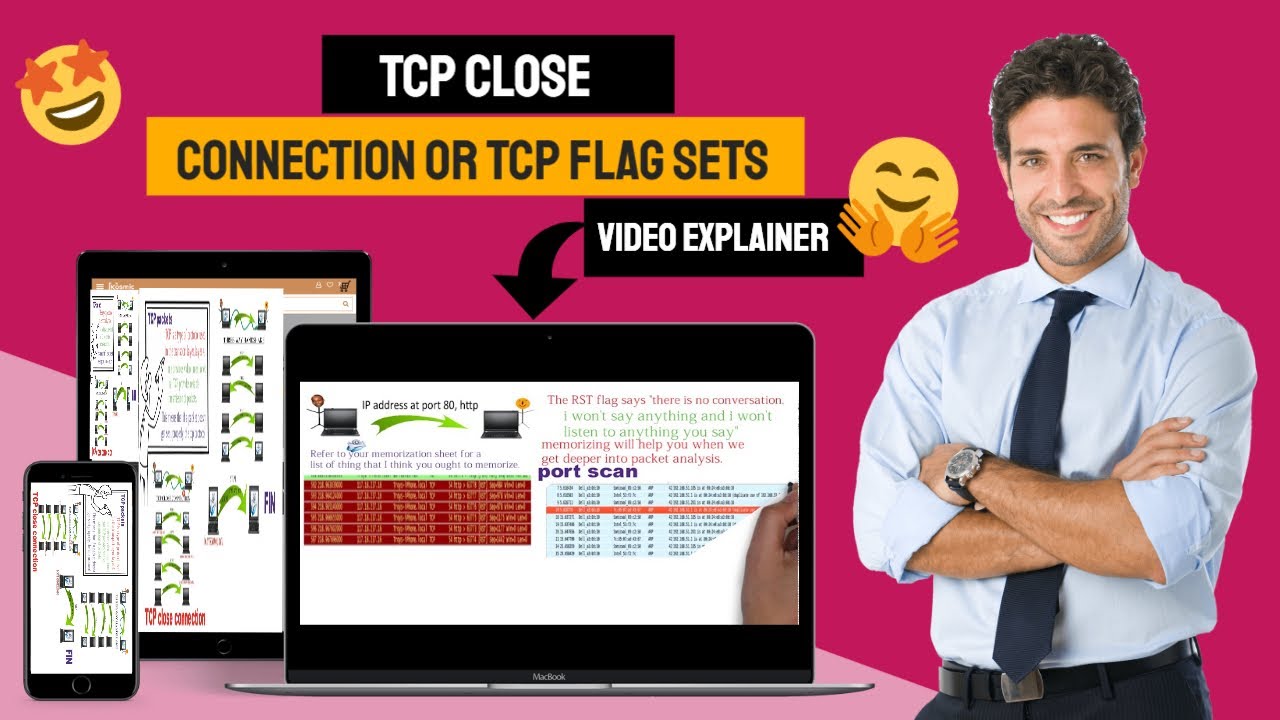 TCP Close connection, TCP Flags & Intrusion Detection - YouTube
