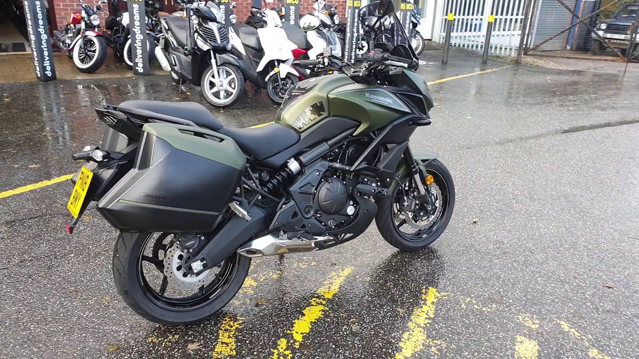 Kawasaki Versys 650 Tourer Covert Green - YouTube