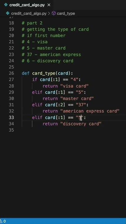 Credit Card Validator | Python Project | Part - 2 #shorts - YouTube