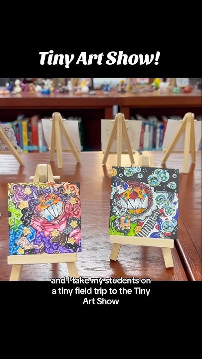 Tiny Art Show! #tinyart - YouTube