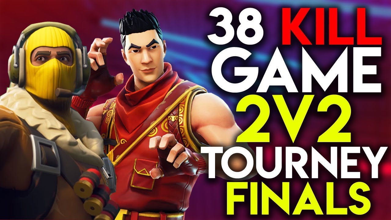 38 KILL GAME || 2V2 TOURNAMENT FINALS vs. HTC eSports || Fortnite ...