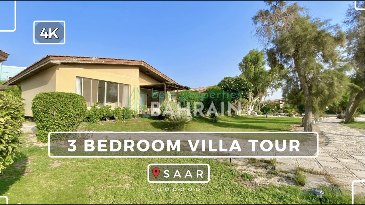 Spacious 3 Bedroom Villa with Compound Facilities - Saar, Bahrain - YouTube