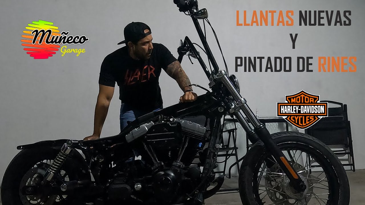 Proyecto Harley Davidson Dyna Street Bob: Pintado de Rines y llantas ...