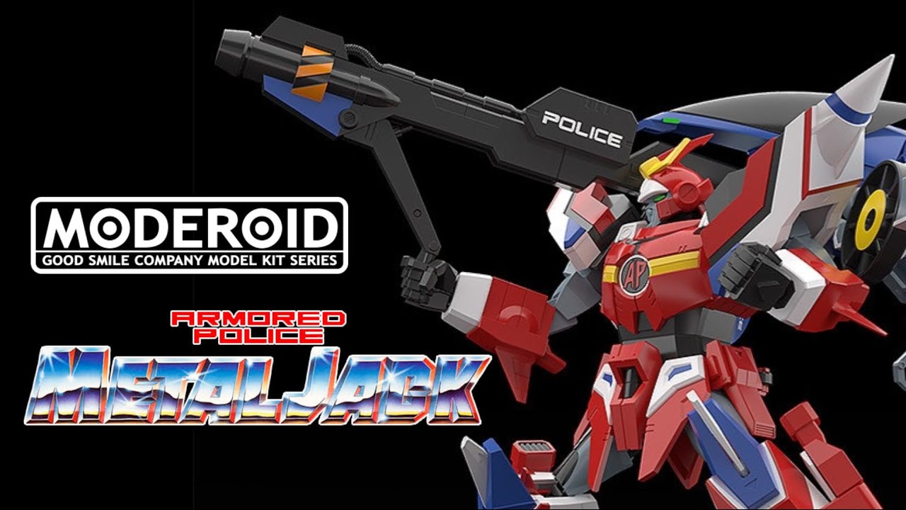 MODEROID Hyper Red Jack Armor / Armored Police Metal Jack - YouTube