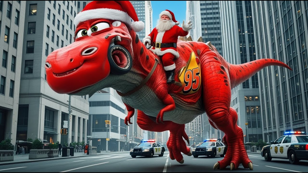 The EVOLUTION Of T-REX Mcqueen And The Christmas Surprise - YouTube