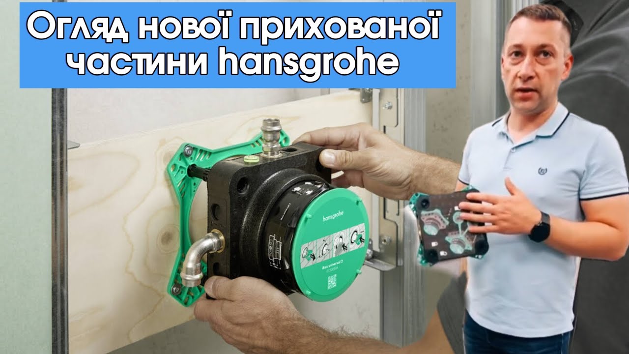 Нова прихована частина hansgrohe iBox universal 2 Basic set 01500180 та ...