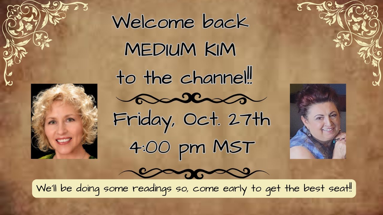 MEDIUM KIM COPELAND back on the channel! - YouTube