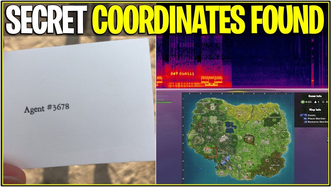 *NEW* Fortnite: SECRET AGENT NUMBER UPDATED AND DECODED MESSAGE SOLVED ...