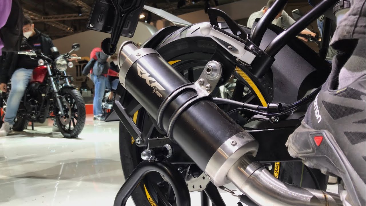 LE NUOVE RKF 125 AVRANNO LO SCARICO MIVV COMPLETO - YouTube