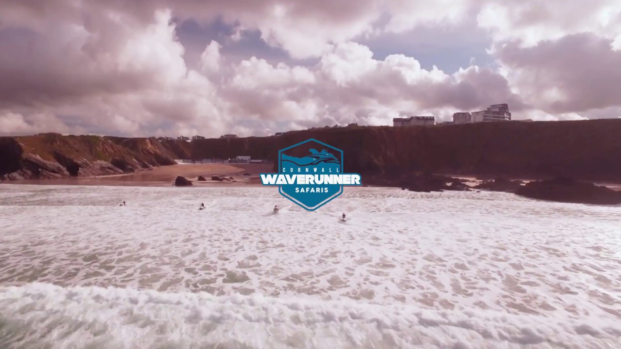 Cornwall Waverunner Safaris Drone Promo Jet Ski Hire Newquay - YouTube