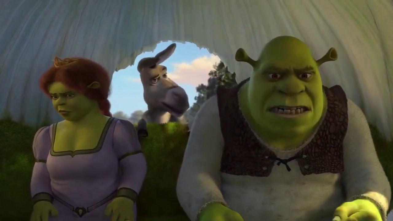 Shrek Curses at Donkey - YouTube