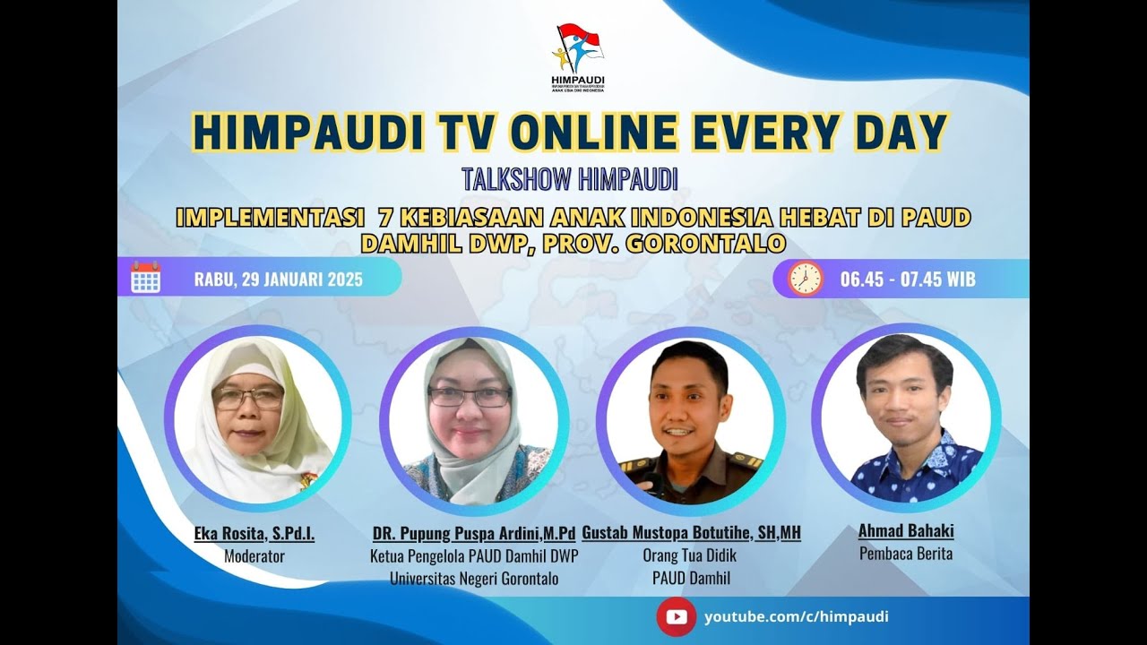 Implementasi 7 Kebiasaan Anak Indonesia Hebat di PAUD Damhil DWP, Prov ...