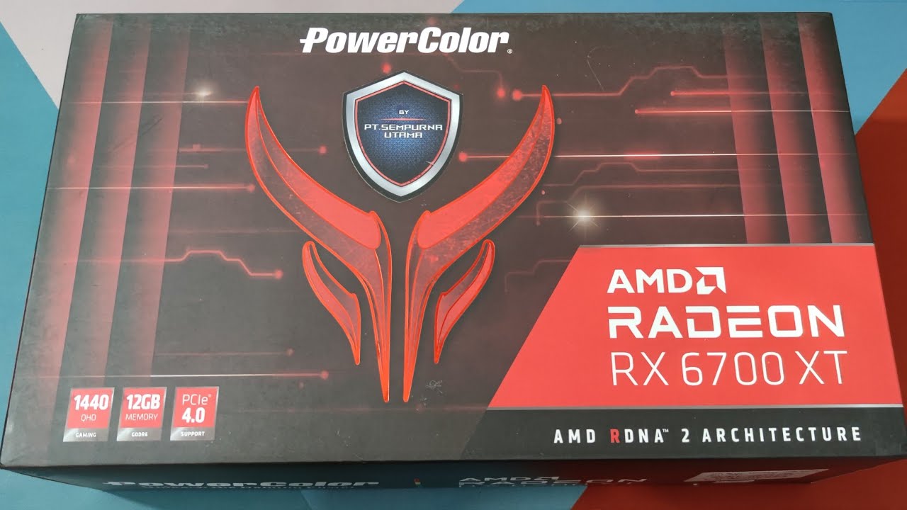 PowerColor Red Devil RX 6700 XT 12GB GDDR6 - Unboxing - YouTube