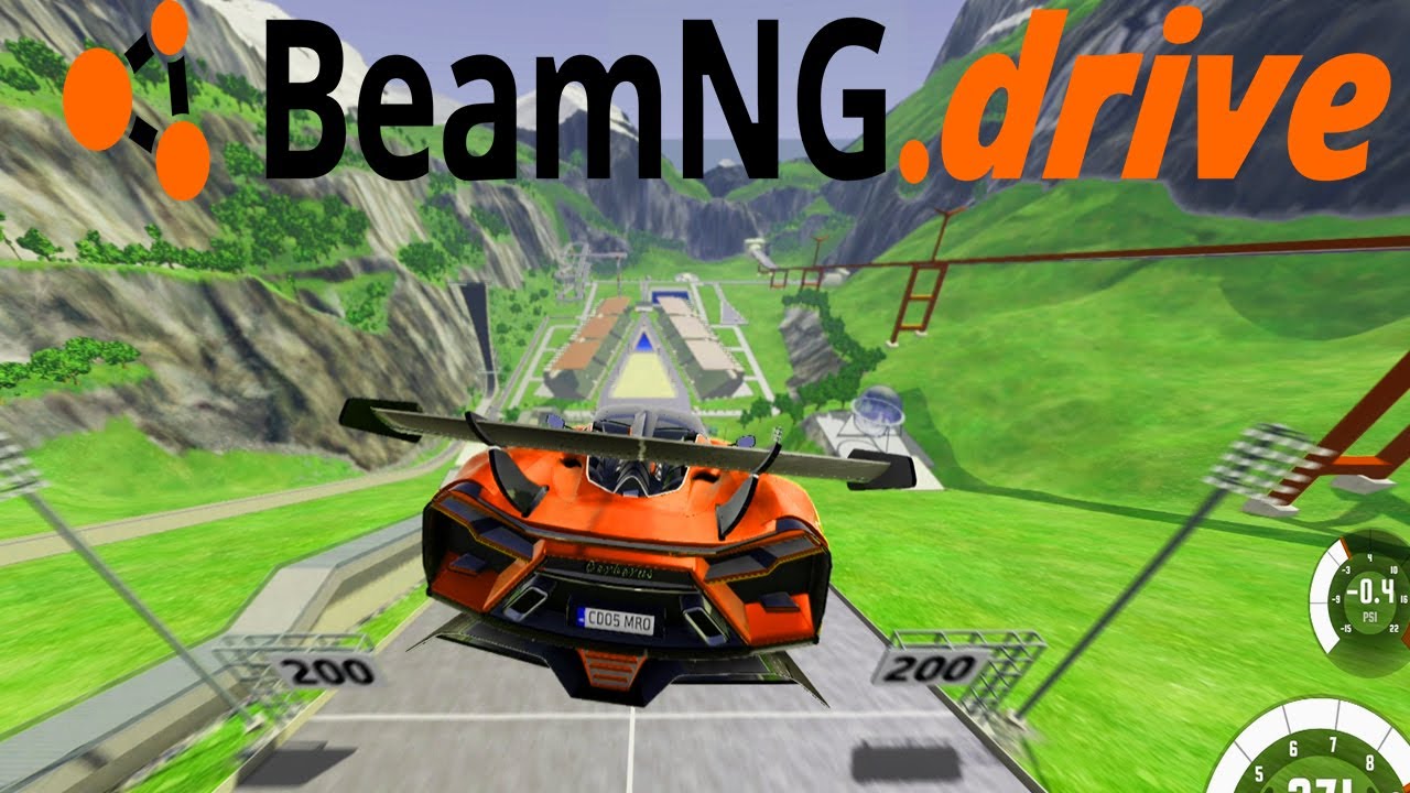 SUPER CAR FLYING IN BEAMNG | BEAMNG FLYING CARS | CAR CRASH GAME VIDEO ...