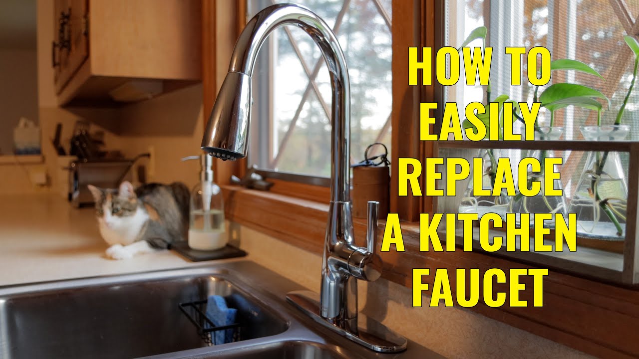 How To Replace A Kitchen Faucet - Straight To The Point Video! - YouTube
