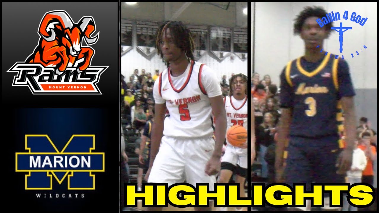 Mt. Vernon Rams Vs Marion Wildcats: IHSA 3A Regional Championship ...