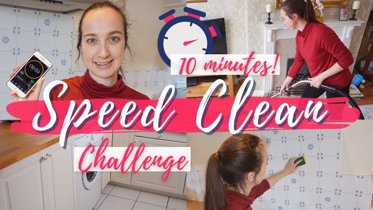 *10 MINUTE* SPEED CLEAN | SPEED CLEAN CHALLENGE! | CLEANING MOTIVATION ...