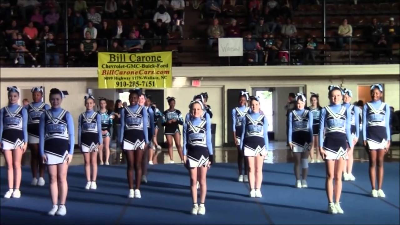 B.F. Grady Cheerleading Competition 2013 - YouTube