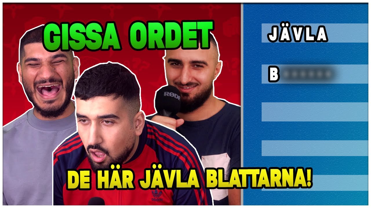 De här JÄVLA BLATTARNA! *GISSA ORDET* - YouTube