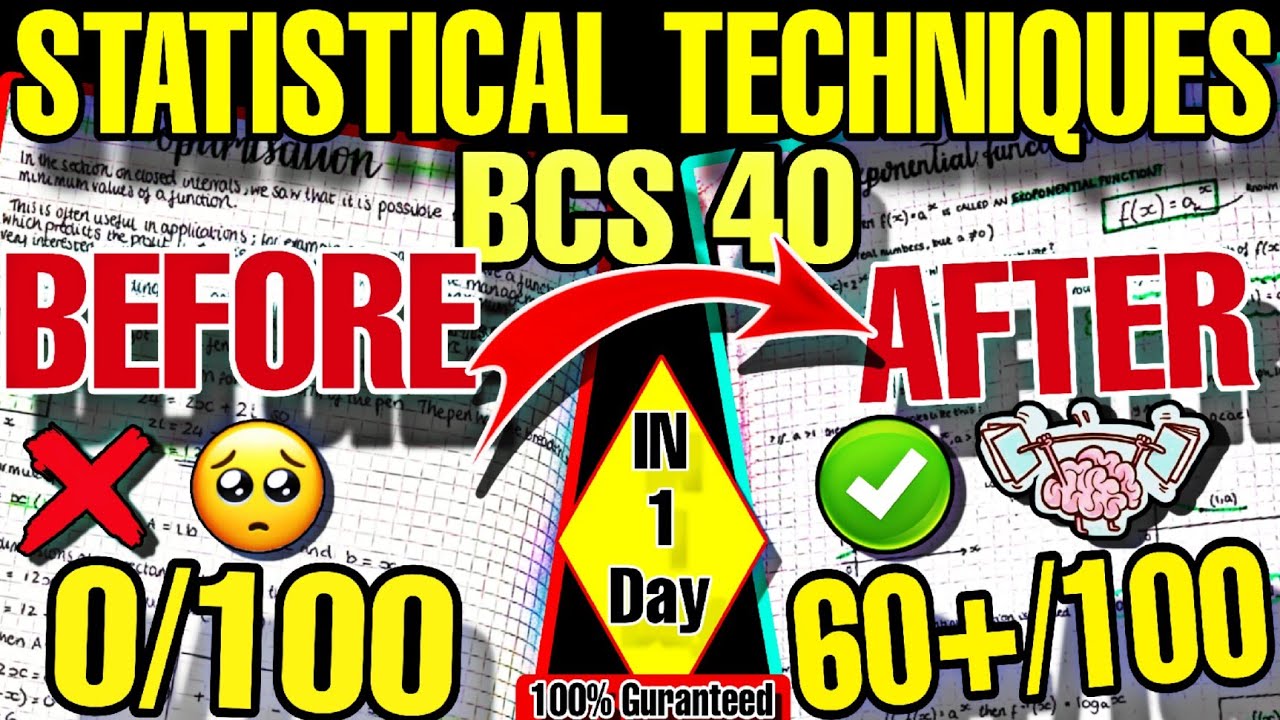Bcs 040 Statistical Technique *URGENT VIDEO*🤯🔥 | How to Score 100% in ...
