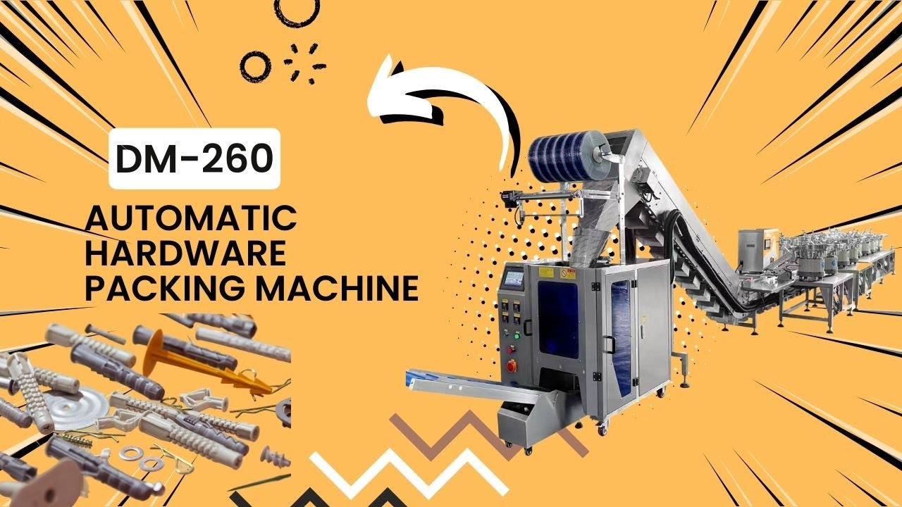 DM260-6P Automatic Screw Nail Nut Counting Packing Machine with ...