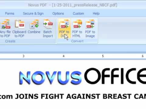 How to use Novus PDF - YouTube