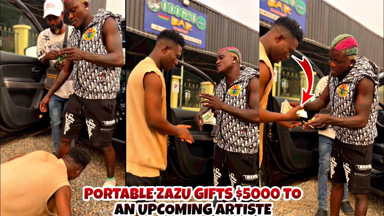 Portable Zazu Gifts Upcoming Artiste $5000 For A Music Video As Zazu ...