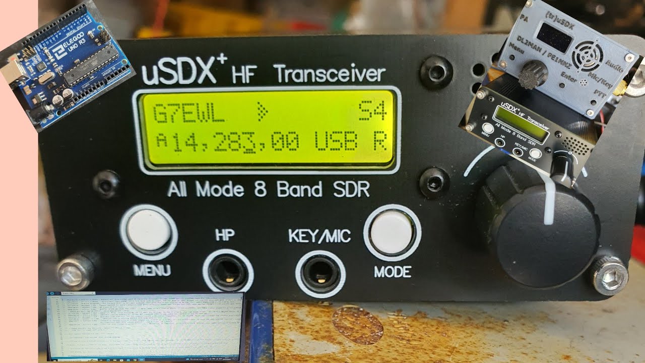 Update on my faulty uSDX "white button" from Banggood. - YouTube