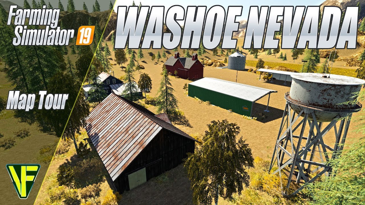 Washoe Nevada by ALiEN JiM: Farming Simulator 19 First Look Map Tour ...