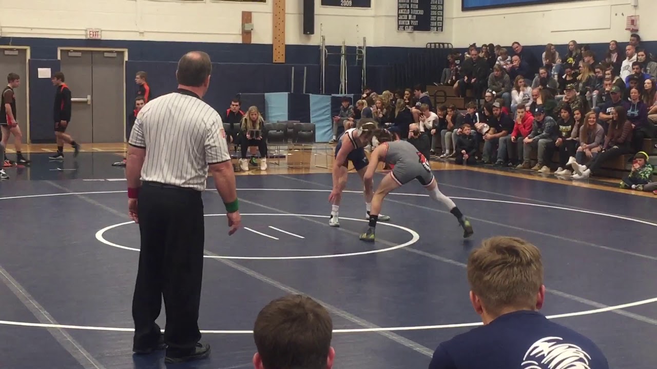 Gable Strickland, Benton vs Jacob Blair, Muncy - YouTube