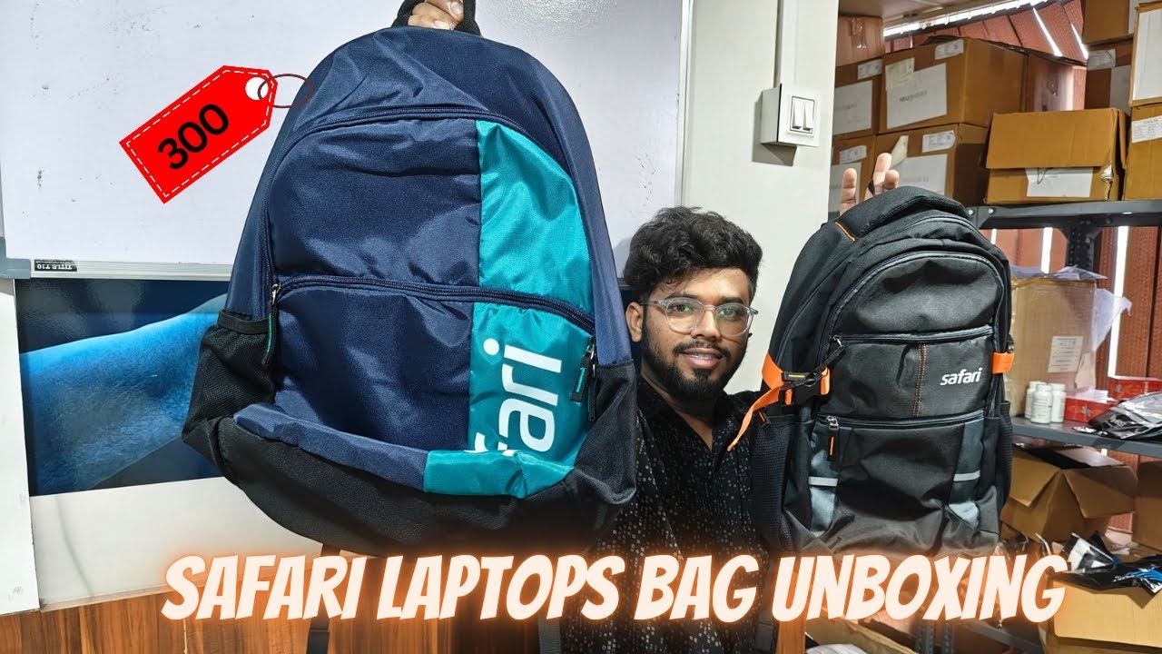Unboxing Safari Laptop Bag⚡Under 300rs #unboxing - YouTube